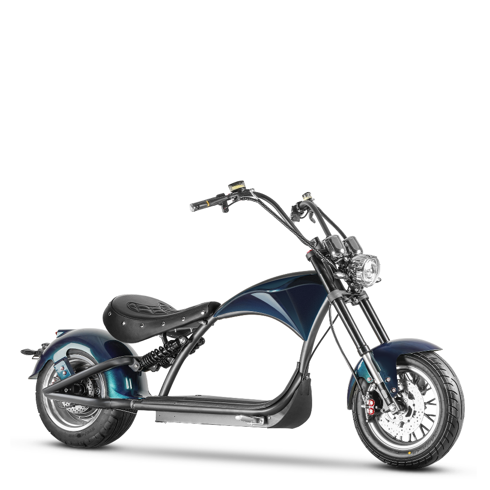 Eahora M1P: Electric Chopper Scooter, Aquamarine – Eahora Scooter