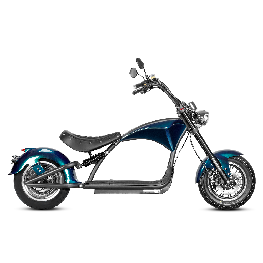 Eahora M1P: Electric Chopper Scooter, Aquamarine – Eahora Scooter