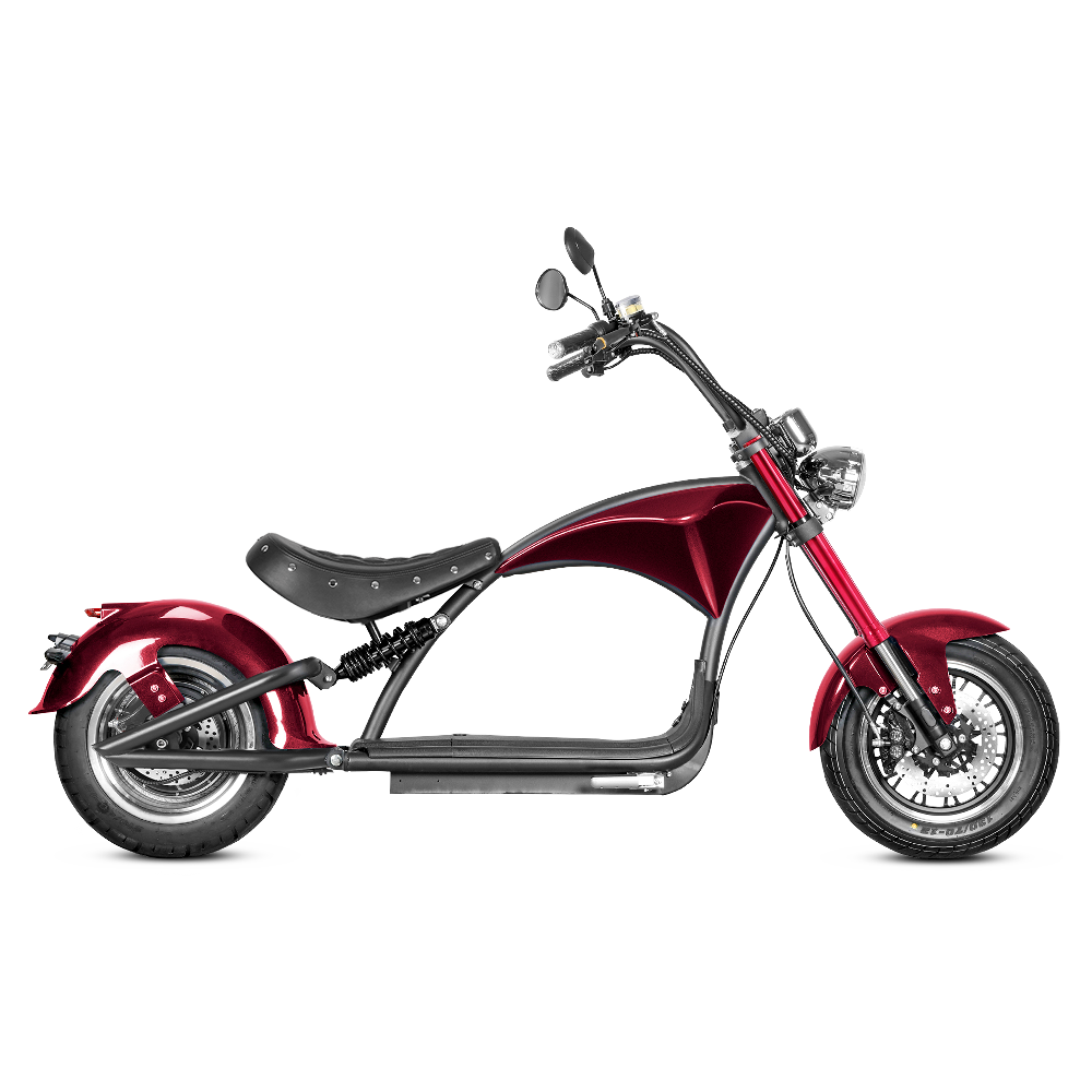 3000W Street Legal Electric Motorcycle - Eahora M1P Plus Red – Eahora ...