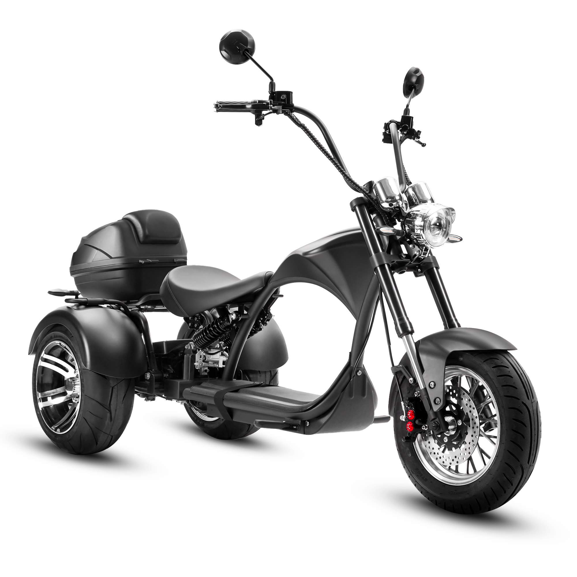 Eahora M1P Trike: 2000W Electric Trike Scooter, Black(Max Speed 24MPH ...