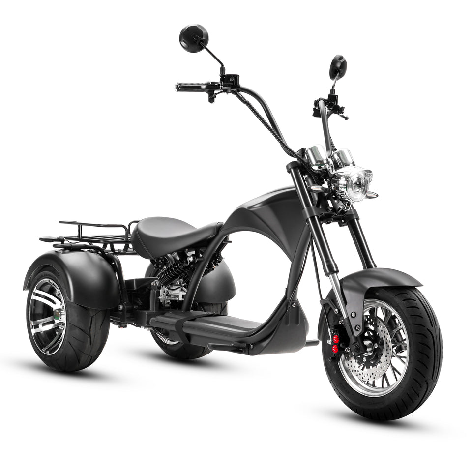 2000W Electric Trike Scooter - Eahora M1P Trike Black