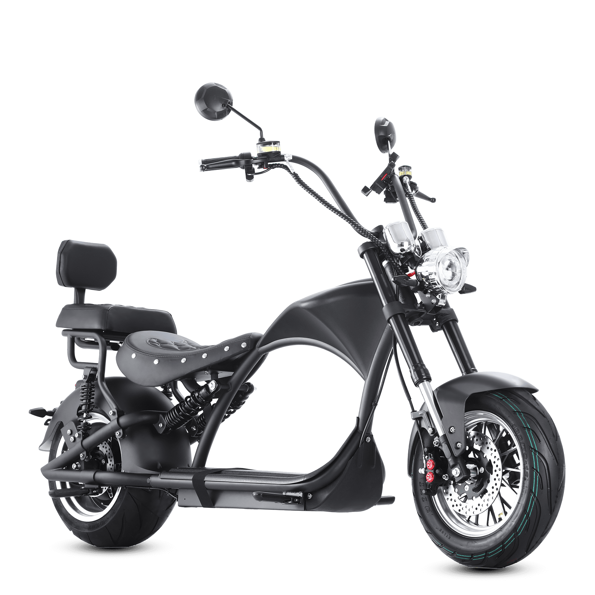 Eahora M1P Plus & Rear Seat- Black – Eahora Scooter