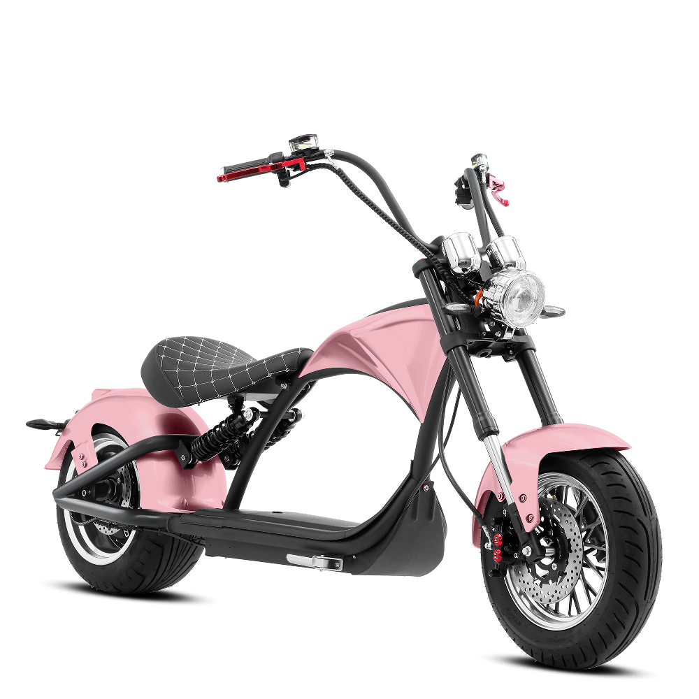 2000W Mini Chopper Motorcycle - Eahora Emars M1P Pink – Eahora Scooter