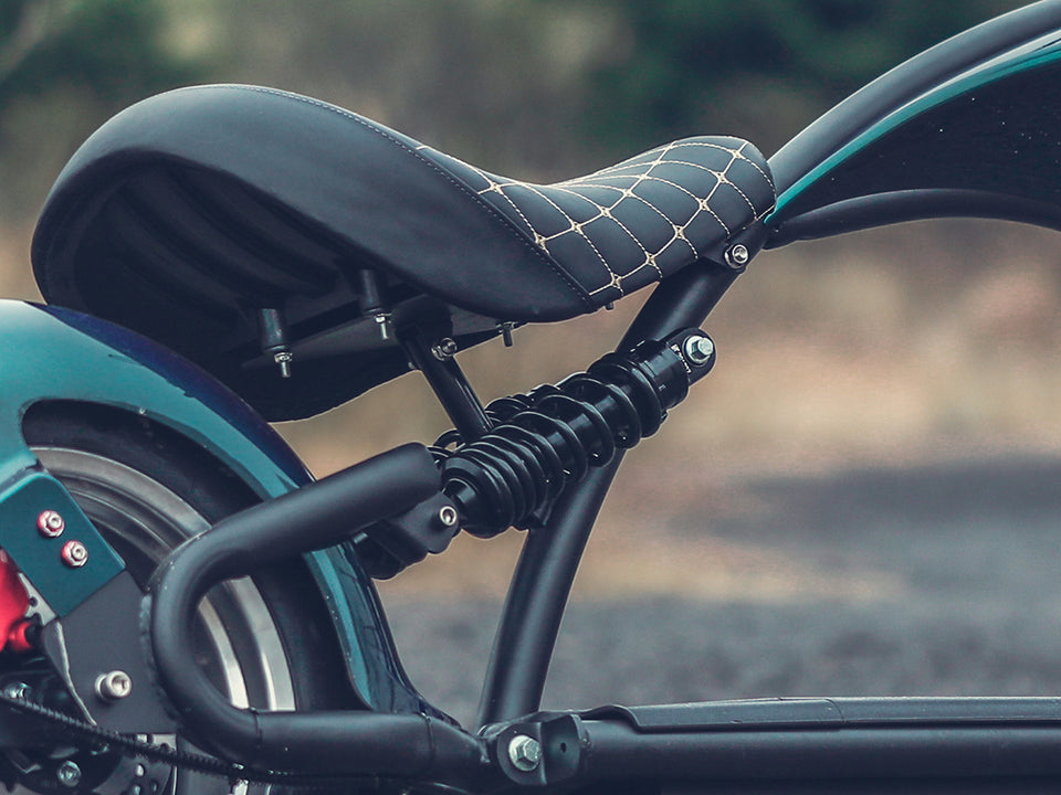 2000W Street Legal Electric Motorcycle - Eahora Emars M1P Apple Green