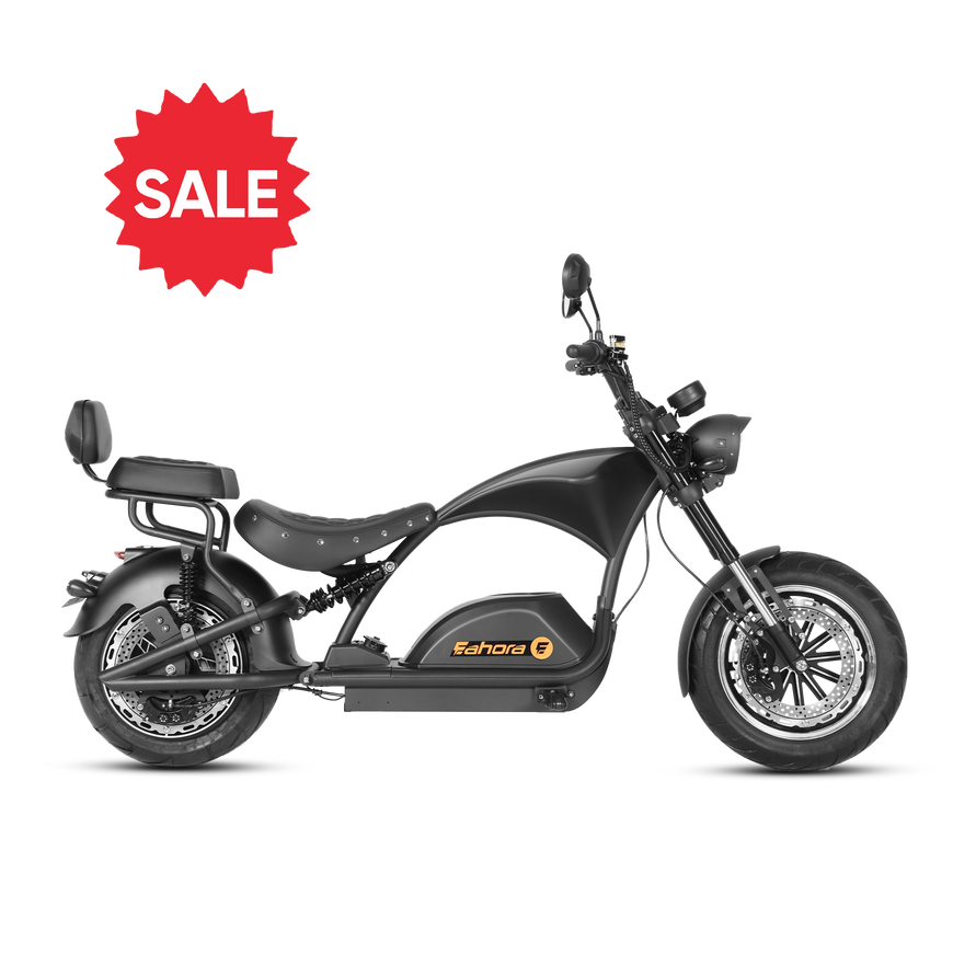 Eahora M1PS Cr: 4000W Electric Chopper Scooter, Plating, Obsidian Black ...