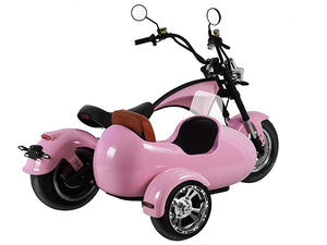 Motorcycle & Sidecar | 2000W Electric Trike Scooter -Eahora M1P Purple